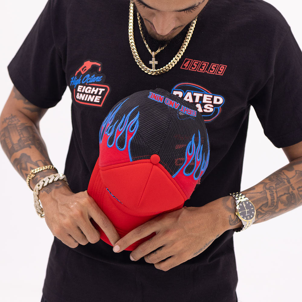 Rated Gas Flames Trucker Hat – 8&9 Clothing Co.