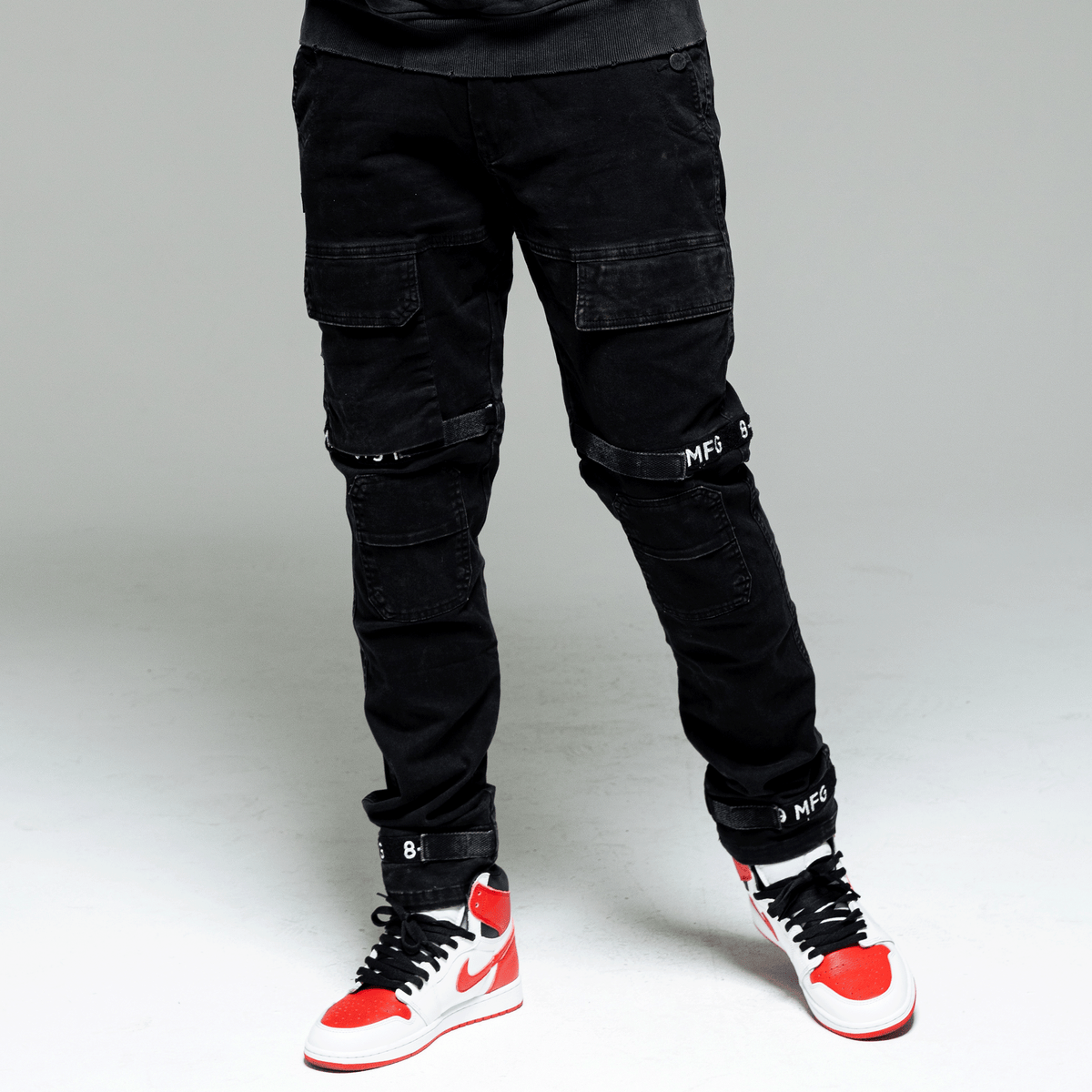 Strapped Up Vintage Washed Utility Pants Black – 8&9 Clothing Co.