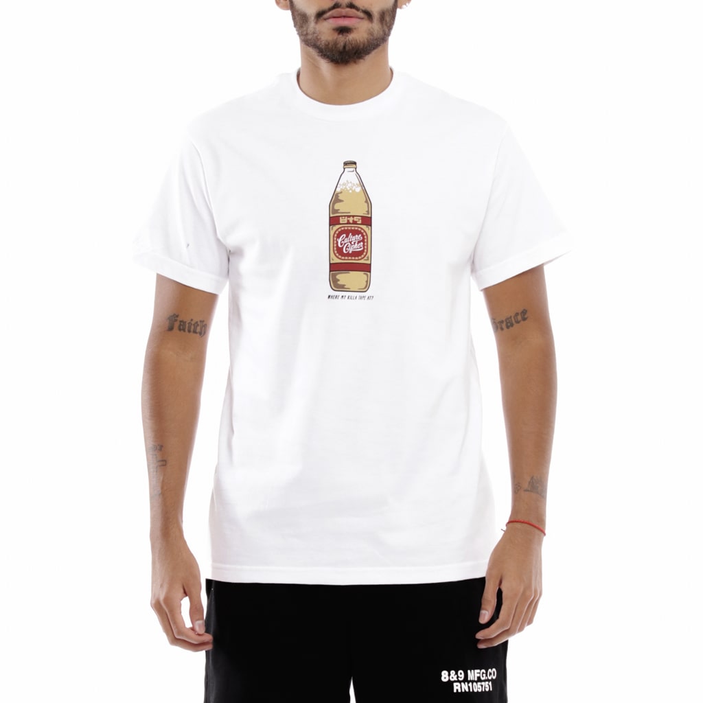 40 oz Culture Cipher T Shirt White – 8&9 Clothing Co.