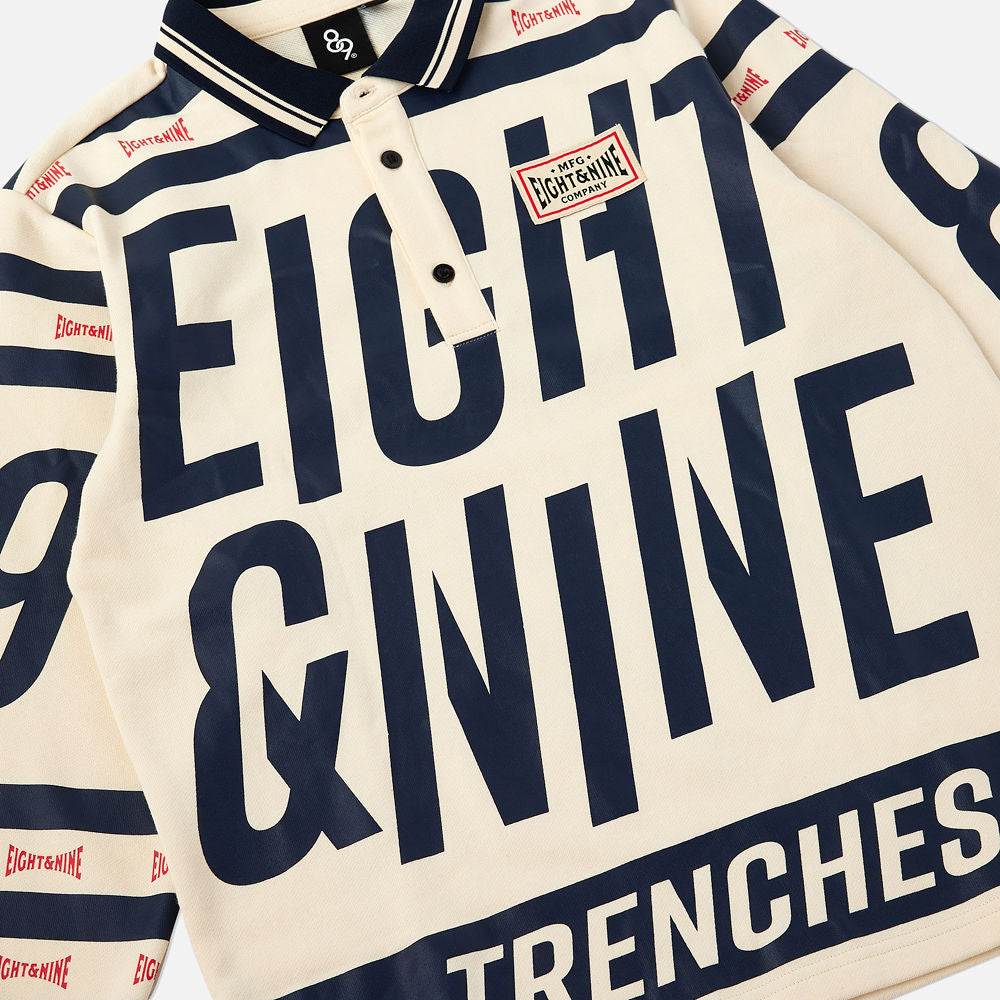 Bars Rugby Shirt Cream – 8&9 Clothing Co.