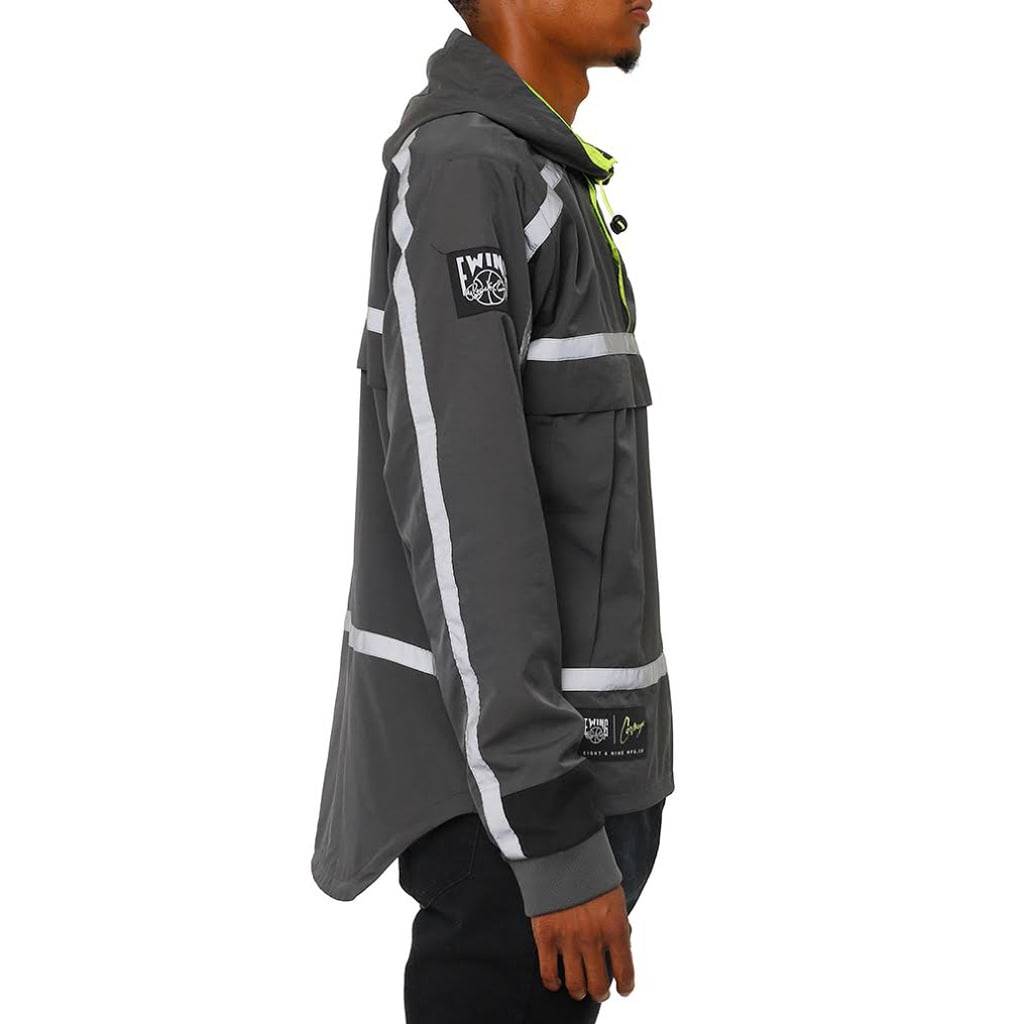 Cormega x 8and9 x Ewing 3M Hooded Nylon Jacket – 8&9 Clothing Co.