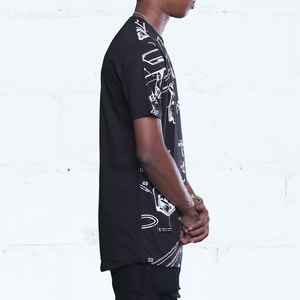 Deconstructed Mac Premium T Shirt Black – 8&9 Clothing Co.
