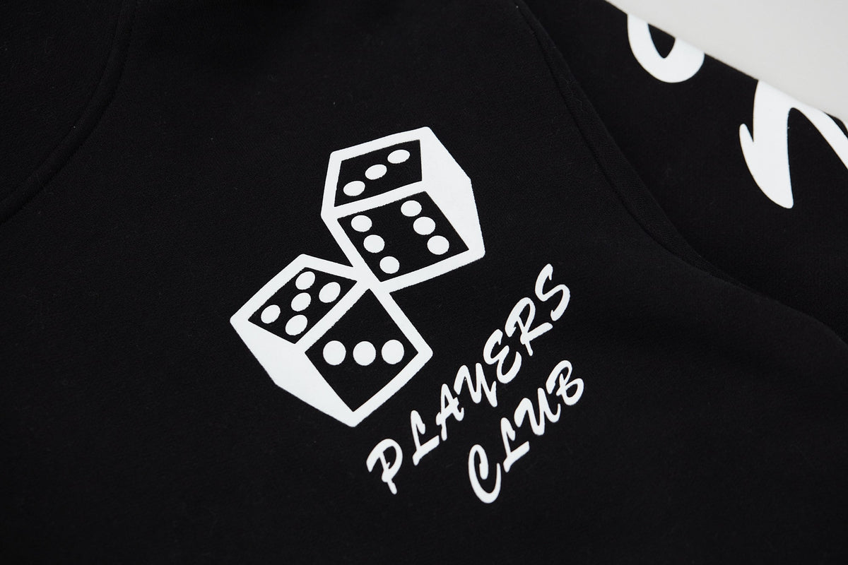 Dice Fleece Hooded Sweatshirt Black – 8&9 Clothing Co.