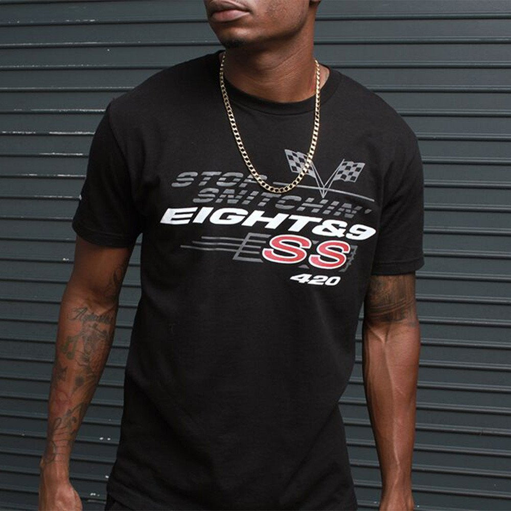 Stop Snitchin T Shirt Black | Match Cement Jordans – 8&9 Clothing Co.