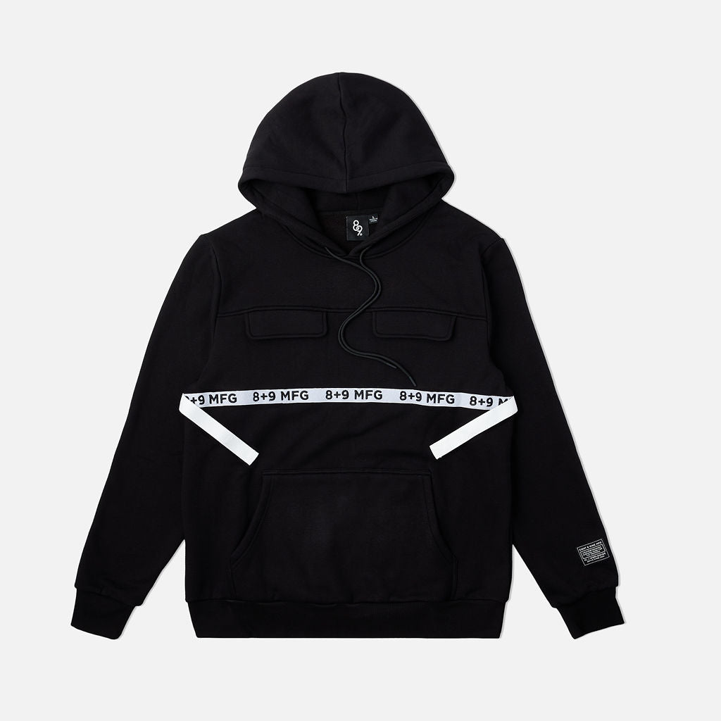 Strapped Up Slim Fleece Hoodie Oreo – 8&9 Clothing Co.