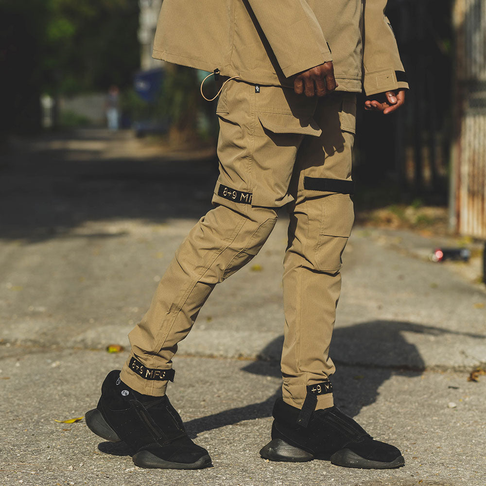 Strapped Up Utility Pants Rip Stop Sand – 8&9 Clothing Co.