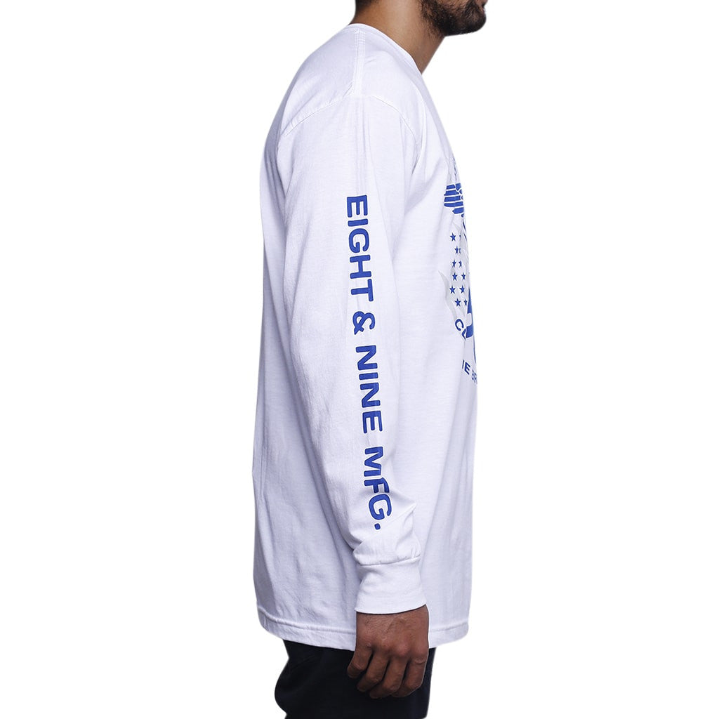 True Blue Shirt Winter Long Sleeve Tee L/S – 8&9 Clothing Co.