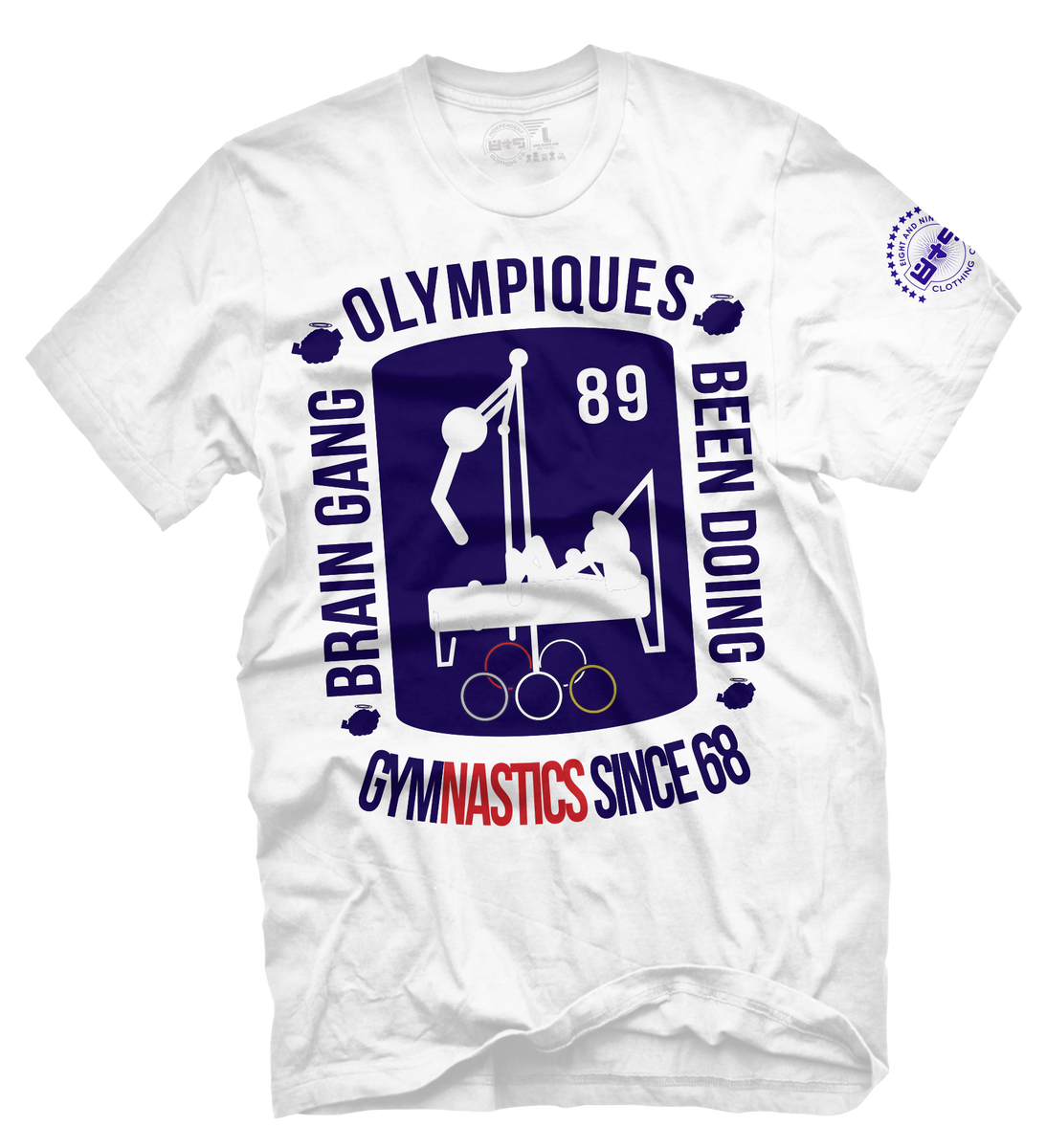 Brain Gang Olympic Royal T Shirt – 8&9 Clothing Co.