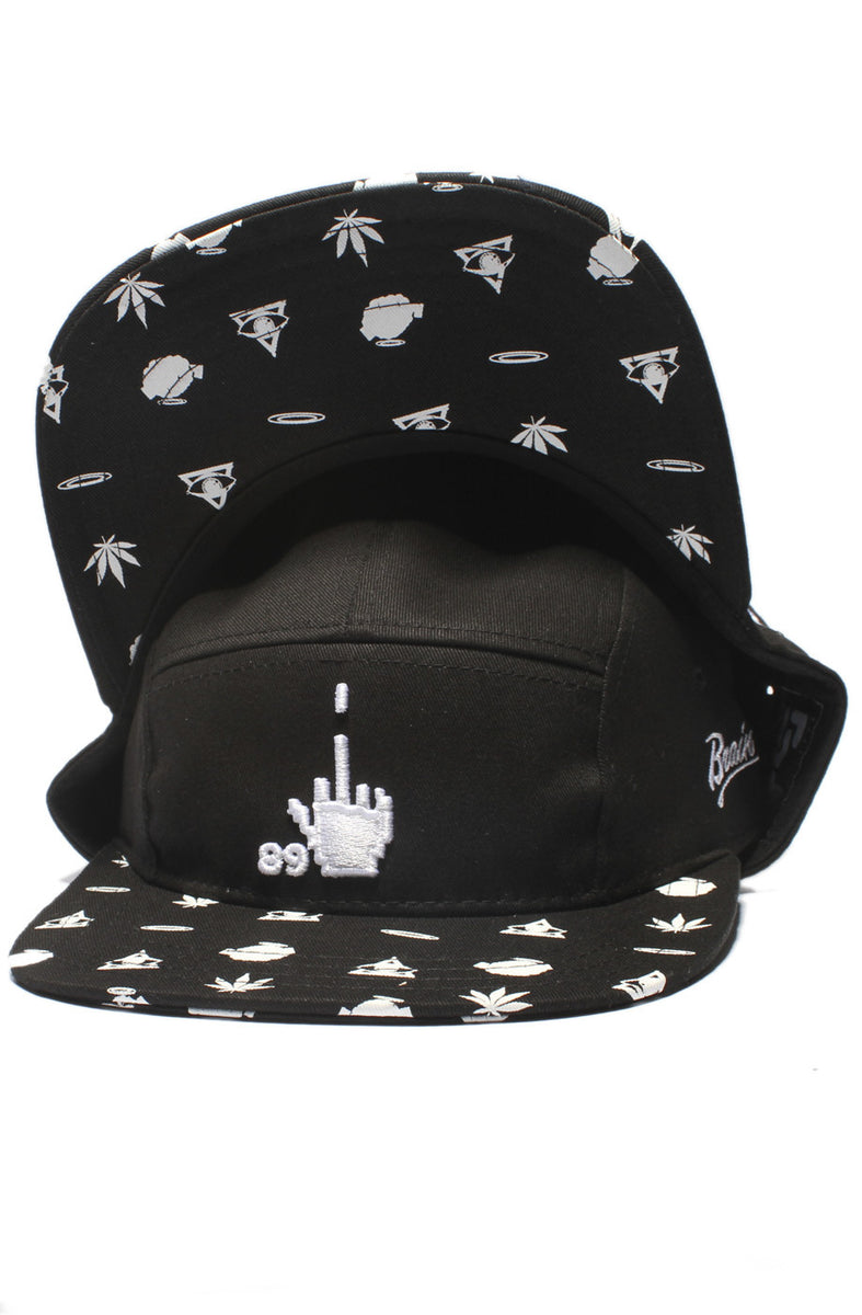 Galaga 5-Panel Strapback – 8&9 Clothing Co.