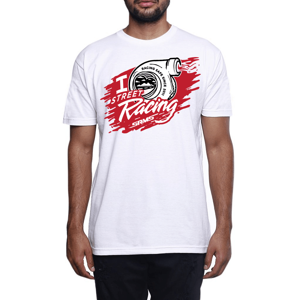 I Love Street Racing T Shirt - SRMS Merch - Street Racing Made Safe – 8 ...
