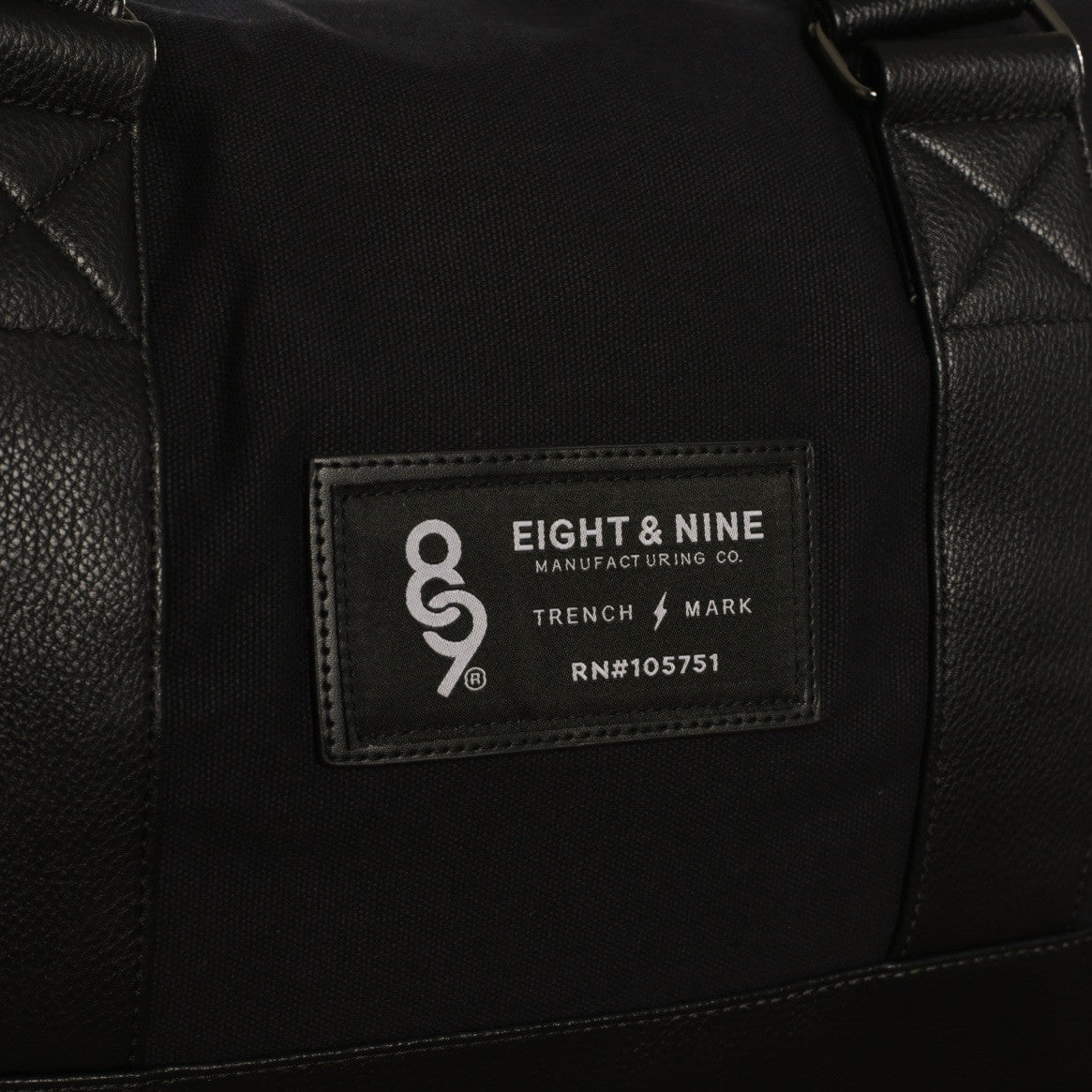 Triple Black Canvas Duffel Bag – 8&9 Clothing Co.